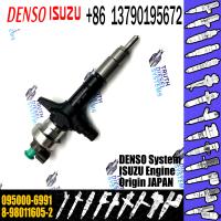 China Rail 4JK1 Fuel Injector 095000-6990 095000-6991 For ISUZU 8-98011605-2 8-98011605-3 for sale
