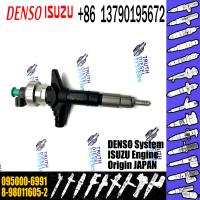 China Rail 4JK1 Fuel Injector 095000-6990 095000-6991 For ISUZU 8-98011605-2 8-98011605-3 for sale