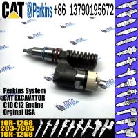 China C10 C12 Engine CPT372 EXCAVATOR Fuel Injector 2037685 10R1268 203-7685 10R-1268 For CAT 345B II MH 365B II 365B L for sale