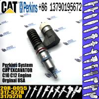 China Diesel fuel common rail injector 20R-0055 20R0055 3175278 317-5278 for CAT Excavator 140H E3176C E3196 C10 C12 20R-0055 for sale