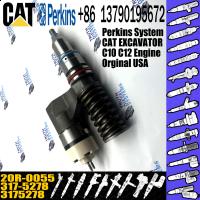 China Diesel fuel common rail injector 20R-0055 20R0055 3175278 317-5278 for CAT Excavator 140H E3176C E3196 C10 C12 20R-0055 for sale