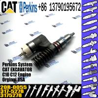 China Diesel fuel common rail injector 20R-0055 20R0055 3175278 317-5278 for CAT Excavator 140H E3176C E3196 C10 C12 20R-0055 for sale