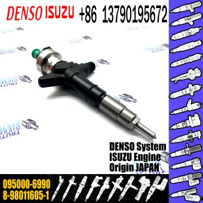 China Fuel Injector 095000-6990 For IS-UZU Engine 8-98011605-0 8-98011605-1 8-98011605-2 for sale