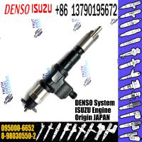 China Huida Diesel Engine fuel injector 095000-6652 8-98030550-2 095000-8630 8-98139816-0 Original for sale