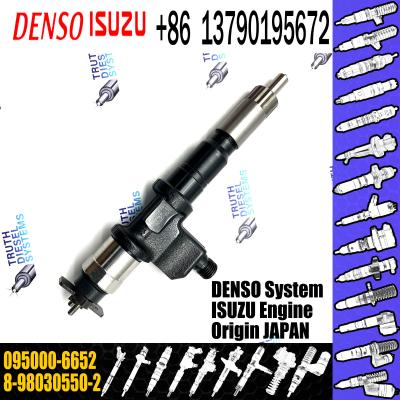 China Huida Diesel Engine fuel injector 095000-6652 8-98030550-2 095000-8630 8-98139816-0 Original for sale
