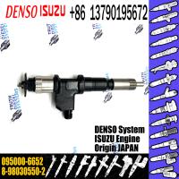China Huida Diesel Engine fuel injector 095000-6652 8-98030550-2 095000-8630 8-98139816-0 Original for sale