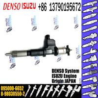 China Huida Diesel Engine fuel injector 095000-6652 8-98030550-2 095000-8630 8-98139816-0 Original for sale