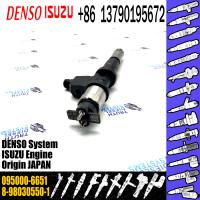 China Huida Diesel Engine Fuel Injector 095000-6651 8-98030550-1 for genuine quantity for sale