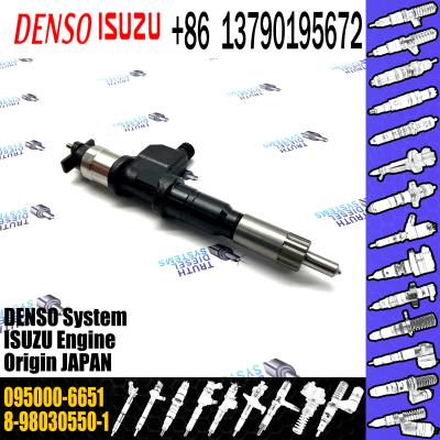 China Huida Diesel Engine Fuel Injector 095000-6651 8-98030550-1 for genuine quantity for sale