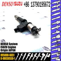 China Huida Diesel Engine Fuel Injector 095000-6651 8-98030550-1 for genuine quantity for sale