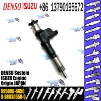 China Factory Price Auto Engine Parts 095000-6650 095000-6654 8-98030550-0 Diesel Fuel Injector 095000-6650 for sale