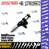 China New Diesel Fuel Injector 095000-6392 0950006392 095000-6390 8-97609791-2 8-97609791-5 for I-SUZU engine 4HK1 for sale