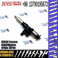 China New Diesel Fuel Injector 095000-6392 0950006392 095000-6390 8-97609791-2 8-97609791-5 for I-SUZU engine 4HK1 for sale