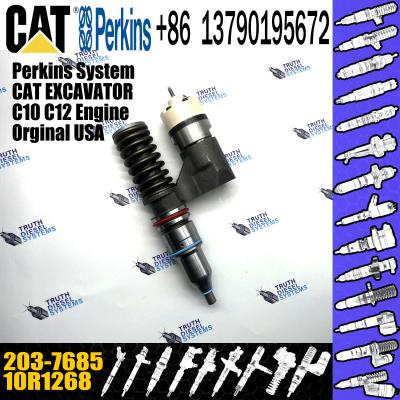 China Engine C-10 C-12 CPT372 Fuel Injector 203-7685 2037685 10R-1268 10R1268 For CAT EXCAVATOR 345B II 345B II MH 365B 365B I for sale