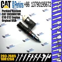 China Engine C-10 C-12 CPT372 Fuel Injector 203-7685 2037685 10R-1268 10R1268 For CAT EXCAVATOR 345B II 345B II MH 365B 365B I for sale