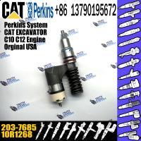 China Engine C-10 C-12 CPT372 Fuel Injector 203-7685 2037685 10R-1268 10R1268 For CAT EXCAVATOR 345B II 345B II MH 365B 365B I for sale