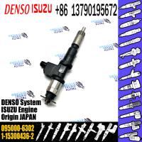 China High Quality Common Rail Fuel Injector Assembly 095000-6302 for ISUZU 6WG1 1-15300436-2 for sale