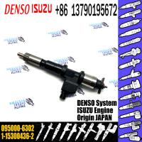China High Quality Common Rail Fuel Injector Assembly 095000-6302 for ISUZU 6WG1 1-15300436-2 for sale