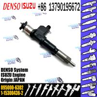 China High Quality Common Rail Fuel Injector Assembly 095000-6302 for ISUZU 6WG1 1-15300436-2 for sale