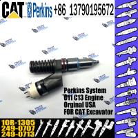 China Remanufacture Diesel Fuel Common Rail Injector 2490707 10R1305 249-0707 10R-1305 For CAT Excavator Engine Truck C11 for sale