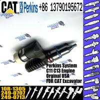 China Remanufacture Diesel Fuel Common Rail Injector 2490707 10R1305 249-0707 10R-1305 For CAT Excavator Engine Truck C11 for sale