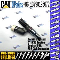 China Remanufacture Diesel Fuel Common Rail Injector 2490707 10R1305 249-0707 10R-1305 For CAT Excavator Engine Truck C11 for sale