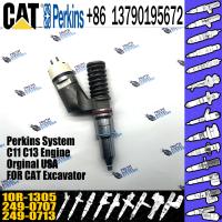 China Remanufacture Diesel Fuel Common Rail Injector 2490707 10R1305 249-0707 10R-1305 For CAT Excavator Engine Truck C11 for sale