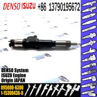 China 095000-6300 Genuine and Brand new Common rail Diesel Fuel Injector 1-15300436-0 095000-6300 for sale