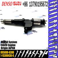 China 095000-6300 Genuine and Brand new Common rail Diesel Fuel Injector 1-15300436-0 095000-6300 for sale