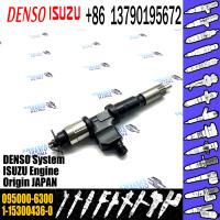 China 095000-6300 Genuine and Brand new Common rail Diesel Fuel Injector 1-15300436-0 095000-6300 for sale