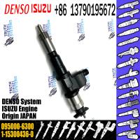China 095000-6300 Genuine and Brand new Common rail Diesel Fuel Injector 1-15300436-0 095000-6300 for sale