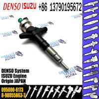 China Huida Diesel Engine fuel injector 095000-6172 8-98055863-2 095000-6173 8-98055863-2 Original for sale