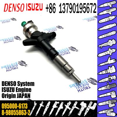 China Huida Diesel Engine fuel injector 095000-6172 8-98055863-2 095000-6173 8-98055863-2 Original for sale