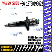 China Huida Diesel Engine fuel injector 095000-6172 8-98055863-2 095000-6173 8-98055863-2 Original for sale