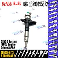China Huida Diesel Engine fuel injector 095000-6172 8-98055863-2 095000-6173 8-98055863-2 Original for sale