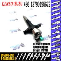 China Huida Diesel Engine fuel injector 095000-6172 8-98055863-2 095000-6173 8-98055863-2 Original for sale