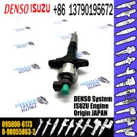 China Huida Diesel Engine fuel injector 095000-6172 8-98055863-2 095000-6173 8-98055863-2 Original for sale