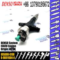 China Huida Diesel Engine fuel injector 095000-6100 8-98011604-0 095000-6170 8-98011605-0 Original for sale