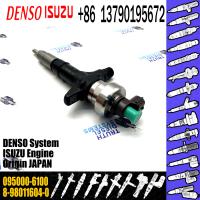 China Huida Diesel Engine fuel injector 095000-6100 8-98011604-0 095000-6170 8-98011605-0 Original for sale