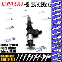 China Huida Diesel Engine Fuel Injector 095000-5512 8-97630415-3 for genuine quantity for sale