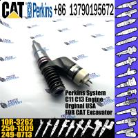 China Genuine New Quality Diesel Fuel Injector 249-0713 2490713 10R-3262 For CAT C11 C13 Engine for sale