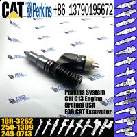 China Genuine New Quality Diesel Fuel Injector 249-0713 2490713 10R-3262 For CAT C11 C13 Engine for sale