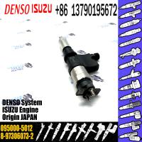 China Hot sale Excavator Parts Diesel Fuel Injector 095000-5012 Common Rail Injector 8-97306073-2 8973060732 for sale