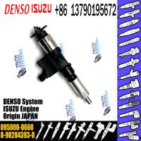 China Original New Diesel Injection 8982843930 8-98284393-0 095000-0660 For ISUZU 4HK1 6HK1 for sale