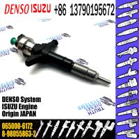 China diesel engine fuel injector 065000-6172 common rail injector 8-98055863-2 engine accessories 8980558632 for sale
