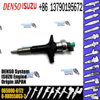 China diesel engine fuel injector 065000-6172 common rail injector 8-98055863-2 engine accessories 8980558632 for sale