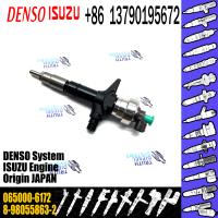 China diesel engine fuel injector 065000-6172 common rail injector 8-98055863-2 engine accessories 8980558632 for sale