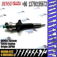 China diesel engine fuel injector 065000-6172 common rail injector 8-98055863-2 engine accessories 8980558632 for sale