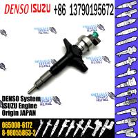 China diesel engine fuel injector 065000-6172 common rail injector 8-98055863-2 engine accessories 8980558632 for sale