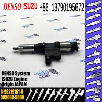 China High Quality Common Rail Injector 095000-9800 Diesel Pump Injector 8-98219181-0 for ISUZU 4HK1 for sale